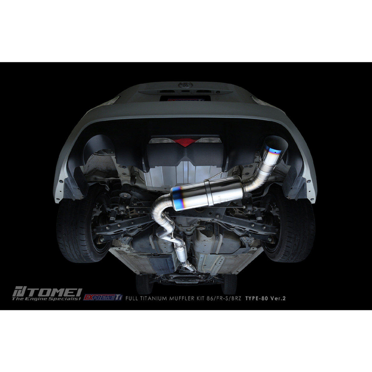 Tomei Expreme Ti Full Titanium Type-80 Muffler Kit for the 86 / BRZ 2013+