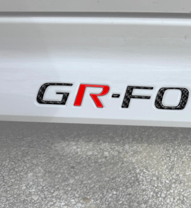 Tufskinz Rocker Panel Letter Inserts for the GR Corolla 2023-2025