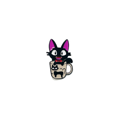 Studio Ghibli: Jiji Coffee Enamel Pin - KATACHI