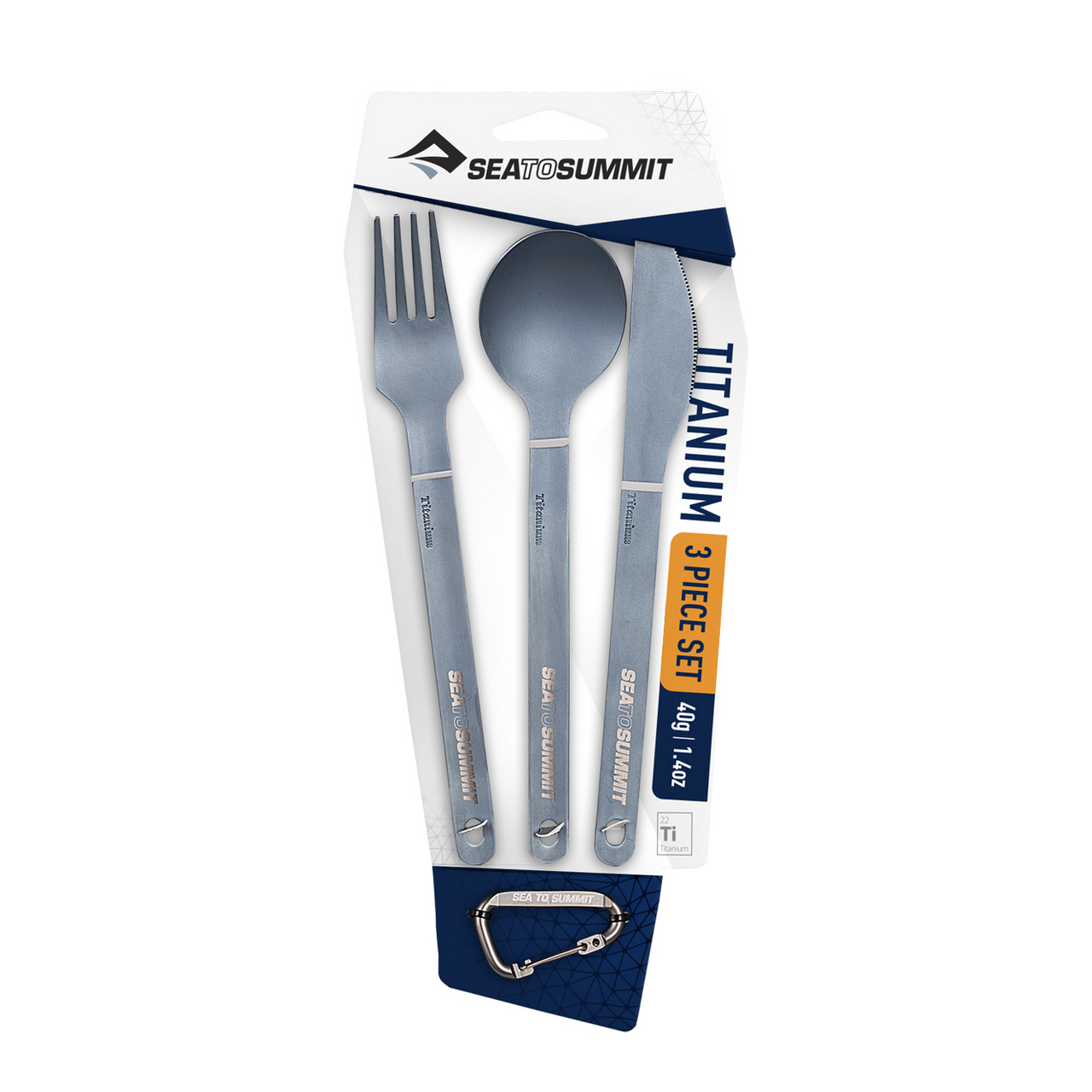 Titanium Spoon, Fork & Knife Set - River & Trail Outdoor Company
