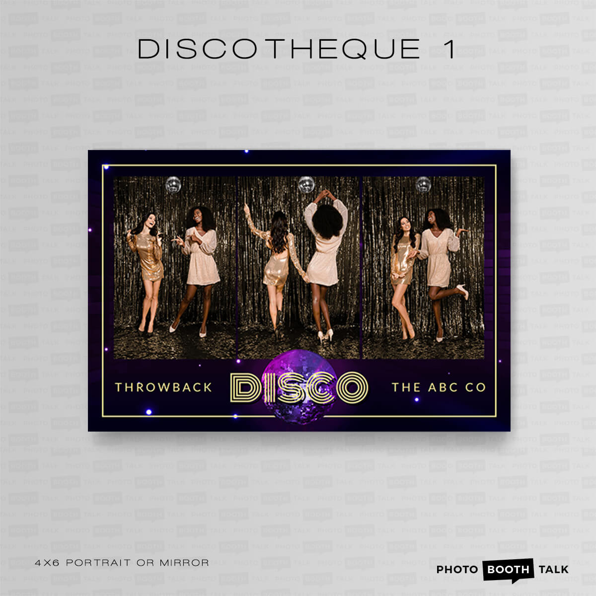 Discotheque 1 4x6 - CI Creative - Darkroom Templates