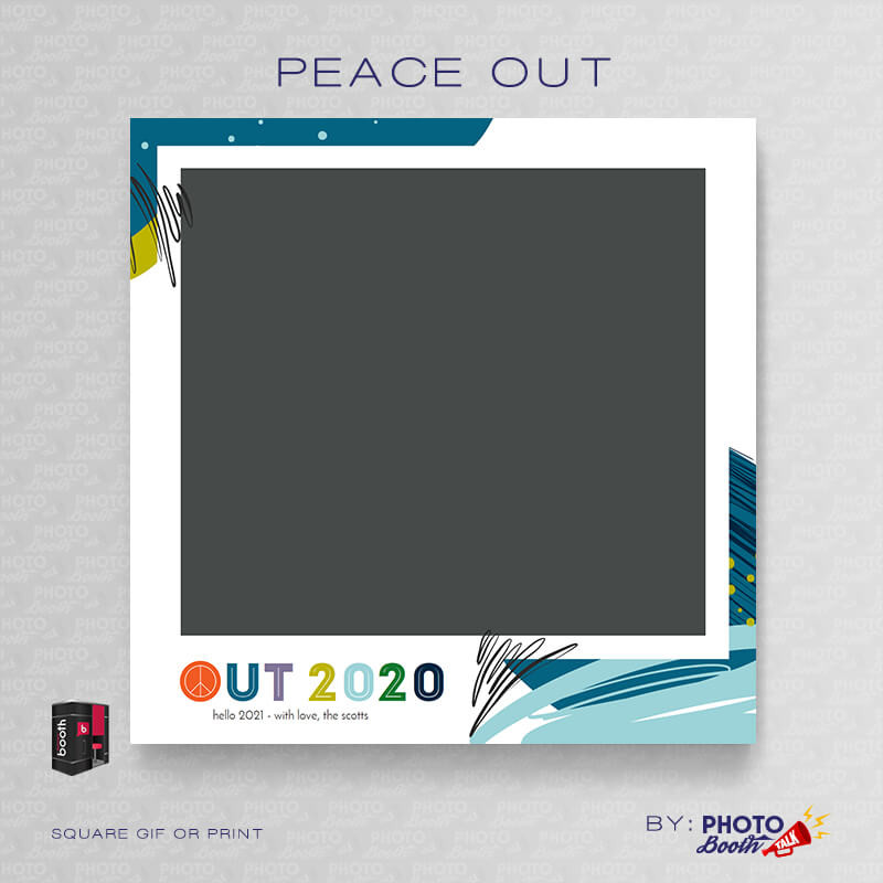 Peace Out 1 Square Set - CI Creative - Darkroom Templates