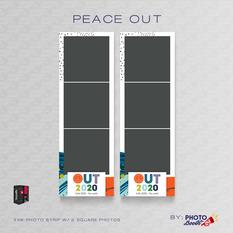 Peace Out 1 Square Set - CI Creative - Darkroom Templates