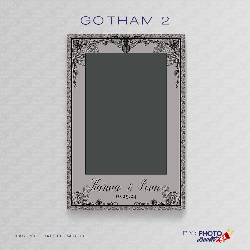 Gotham 2 Portrait Mirror 4x6 - CI Creative - Darkroom Templates