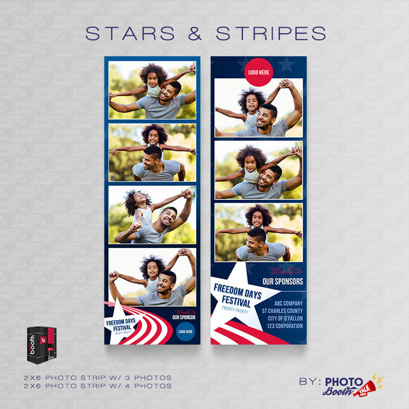 Stars & Stripes 1 Set - CI Creative - Darkroom Templates