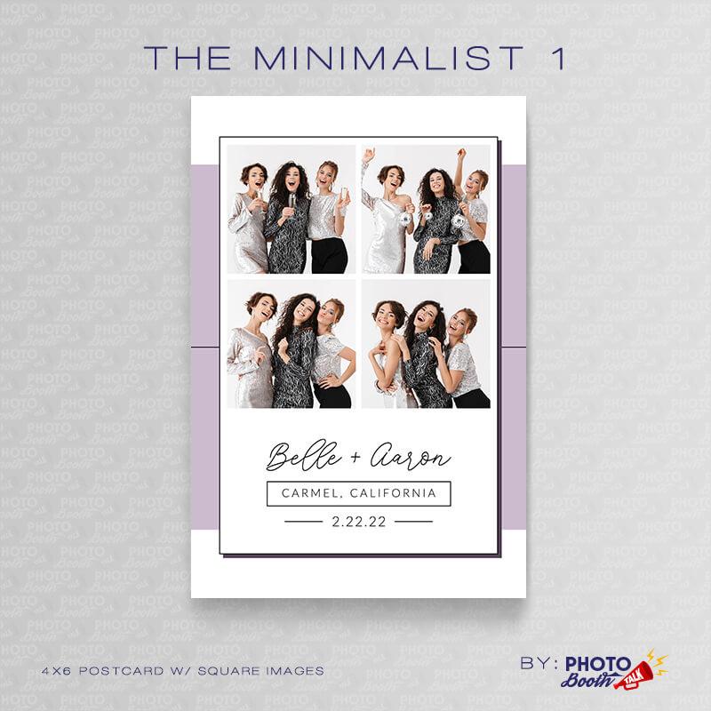 The Minimalist 1 Square 4x6 - CI Creative - Darkroom Templates
