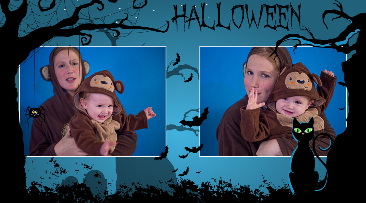 Halloween Slide Show Templates (2 Templates) - Darkroom Templates