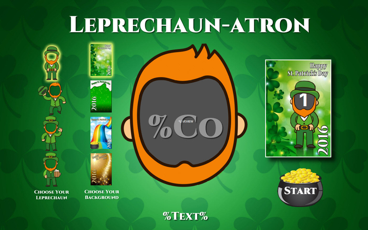 The Leprechaun-Atron - Darkroom Templates