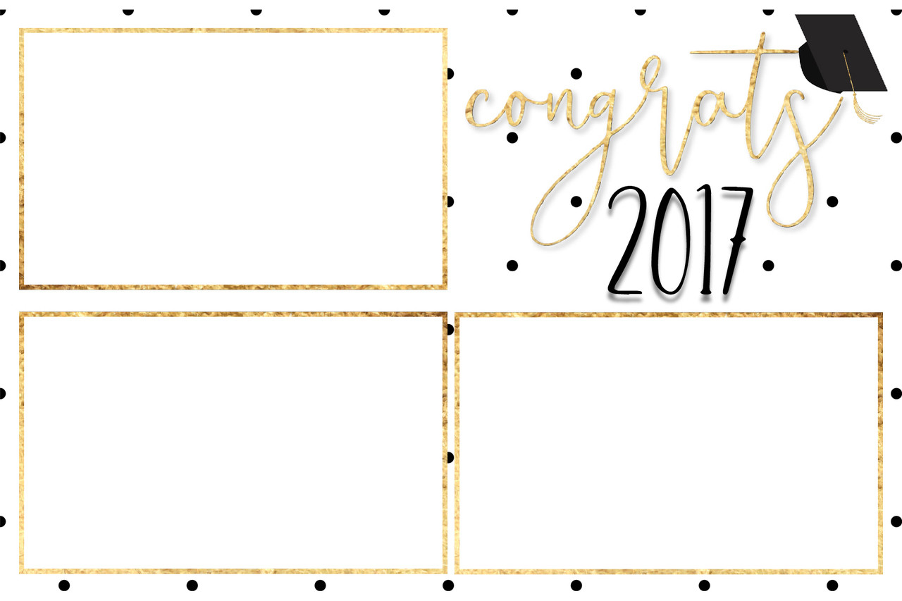 Graduation Bundle with Animated GIF - Darkroom Templates