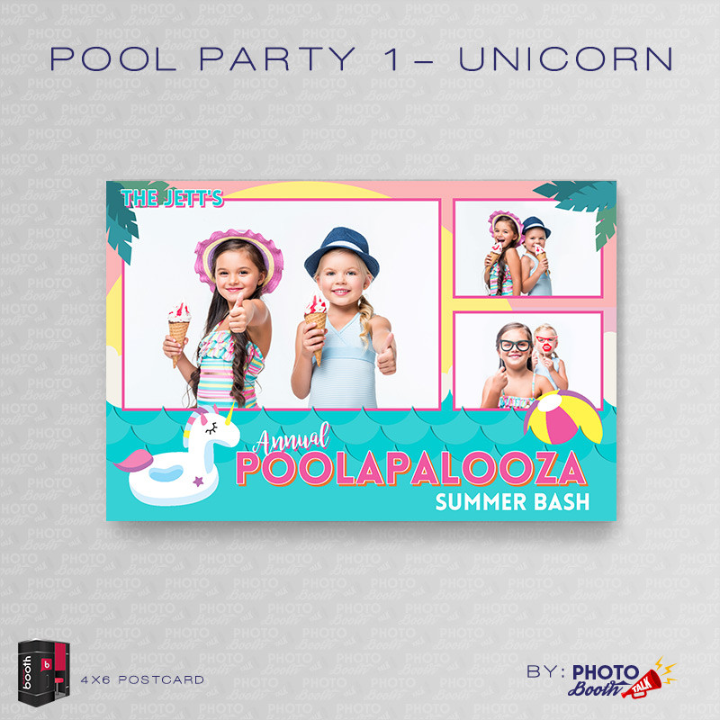 Pool Party 1 Unicorn Bundle - CI Creative - Darkroom Templates