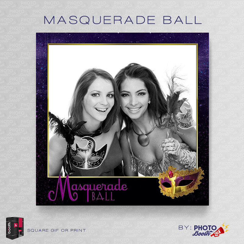 Masquerade Ball Square - CI Creative - Darkroom Templates
