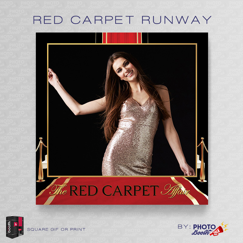Red Carpet Runway Square - CI Creative - Darkroom Templates