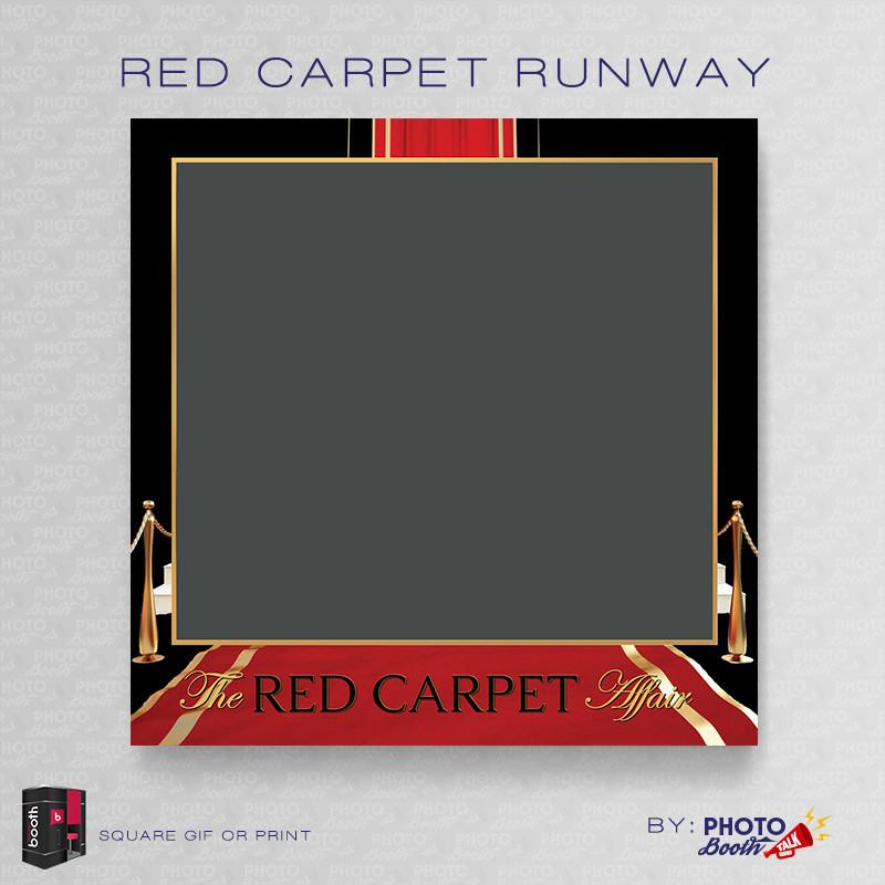 Red Carpet Runway Square - CI Creative - Darkroom Templates