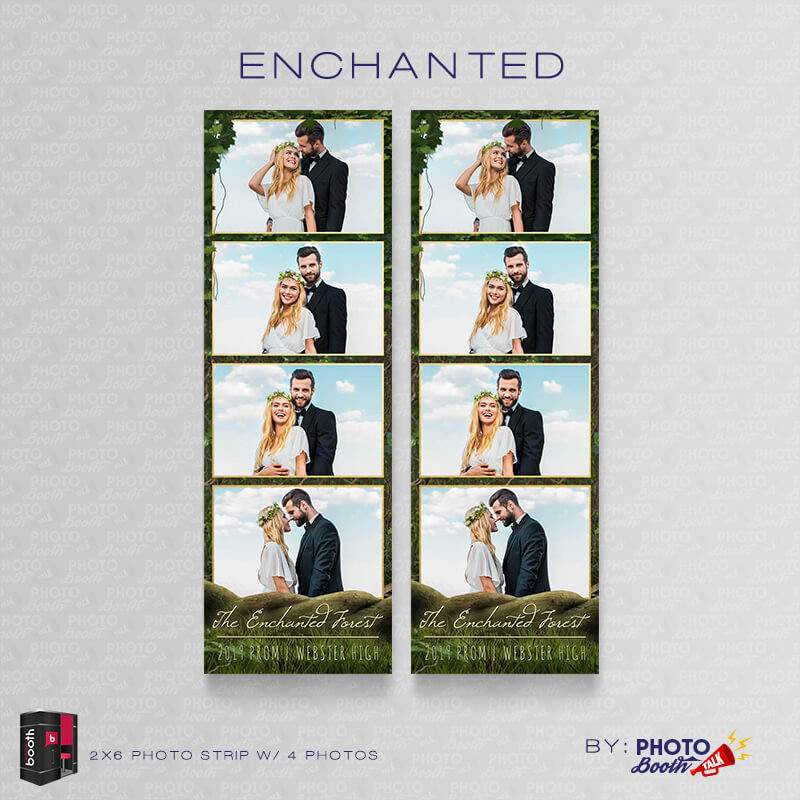 Enchanted 2x6 3 Images - CI Creative - Darkroom Templates