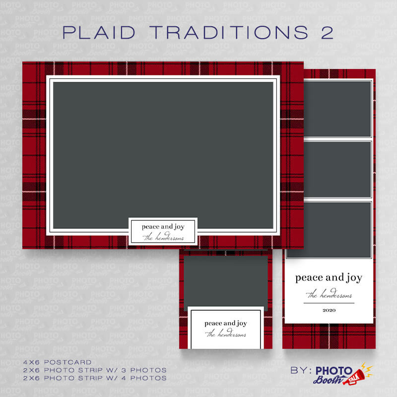 Plaid Traditions 2 Square Set - CI Creative - Darkroom Templates