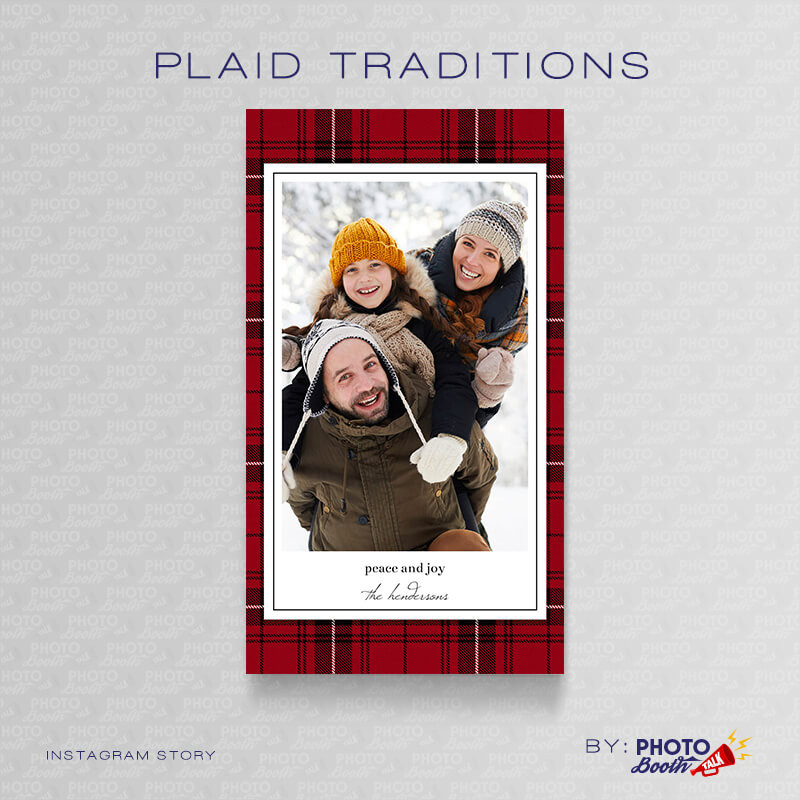 Plaid Traditions Instagram Story - CI Creative - Darkroom Templates