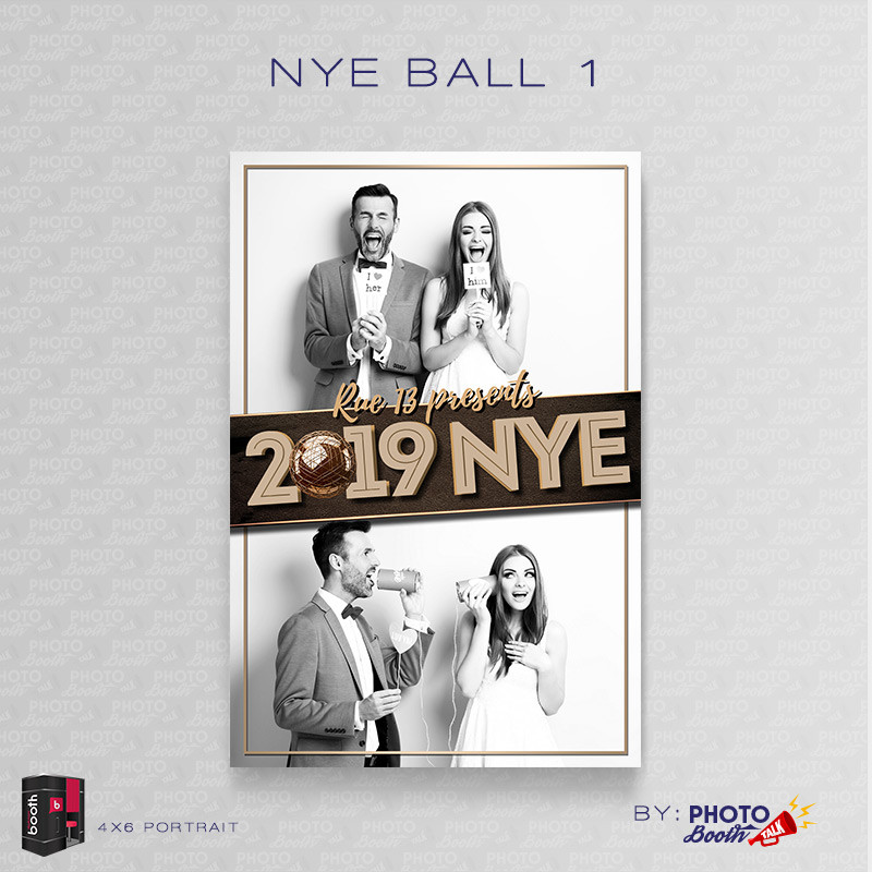 NYE Ball 1 4x6 - CI Creative - Darkroom Templates