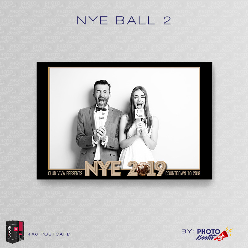 NYE Ball 2 4x6 - CI Creative - Darkroom Templates