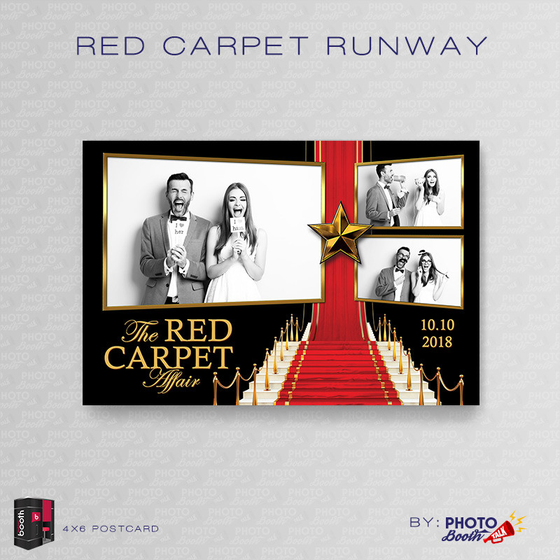 Red Carpet Runway 2x6 3 Images - CI Creative - Darkroom Templates