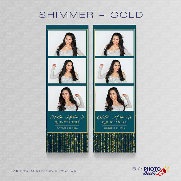 Shimmer Gold 1 Set - CI Creative - Darkroom Templates