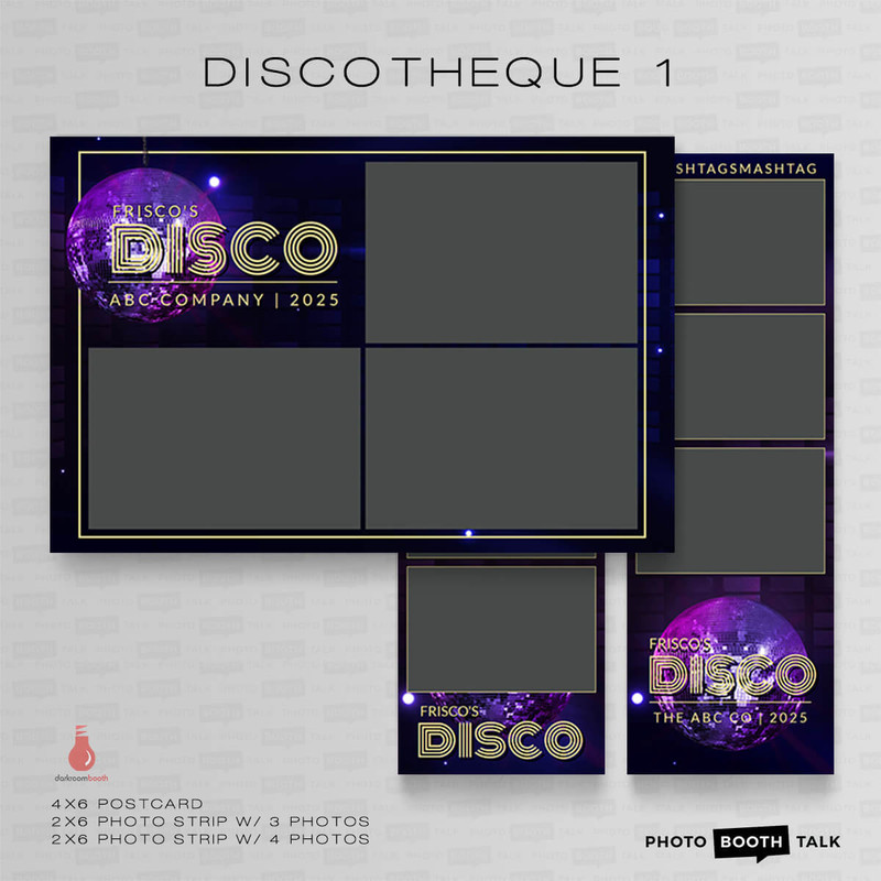 Discotheque 1 Set - CI Creative - Darkroom Templates