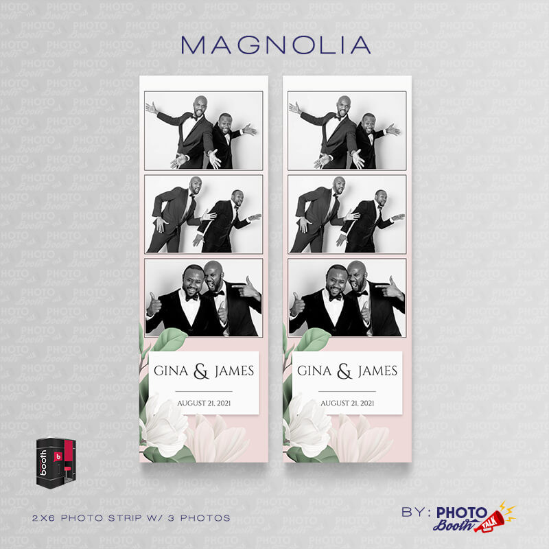 Magnolia 2x6 3 Images - CI Creative - Darkroom Templates