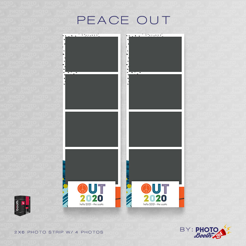 Copy of Peace Out 2x6 4 Images - CI Creative - Darkroom Templates
