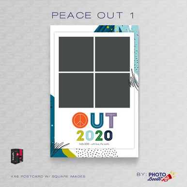 Peace Out 1 Square 4x6 - CI Creative - Darkroom Templates