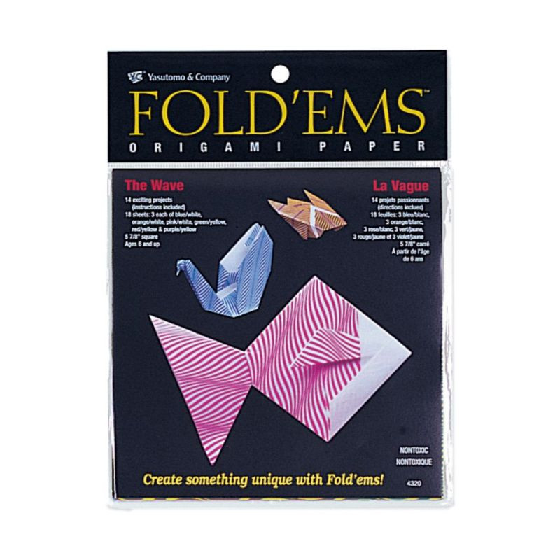 Origami Paper Pack, Wave Pattern - FLAX art & design