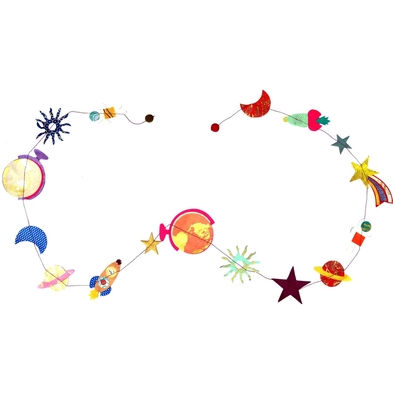 Paper Garland, Space - FLAX art & design