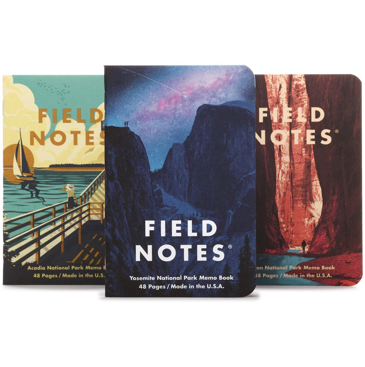 Field Notes National Park Memo Books, Series A - FLAX art & design