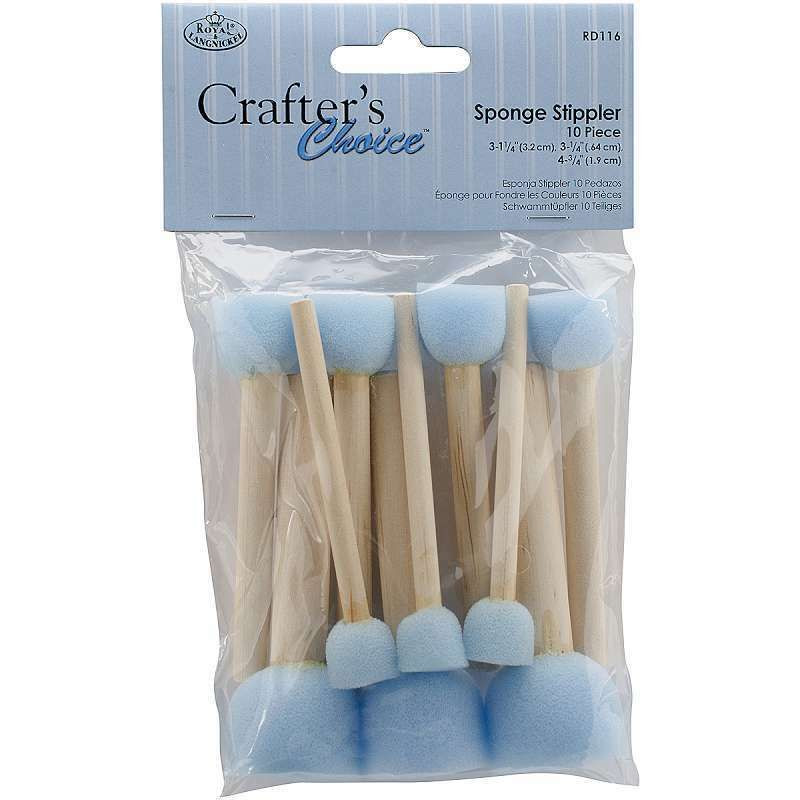Sponge Stippler Set, 10 Pack - FLAX art & design