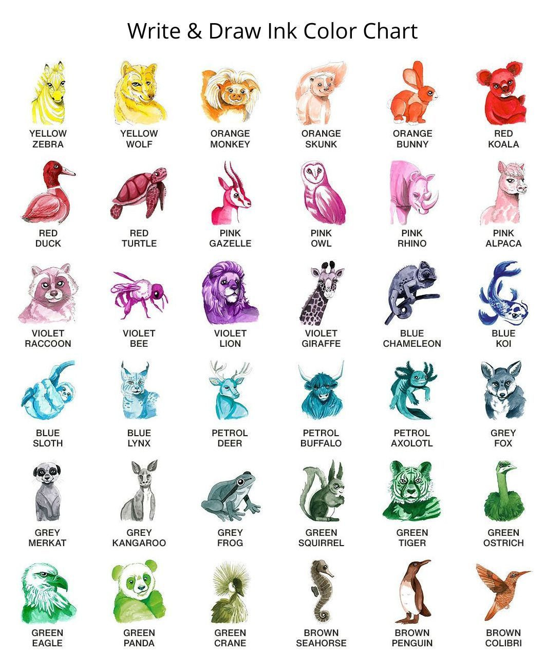 Octopus Fluids Write & Draw Inks - FLAX art & design