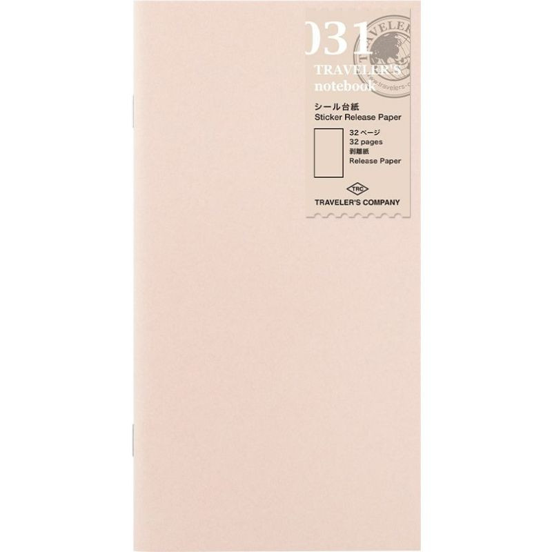 Traveler's Sticker Release Paper - FLAX art & design