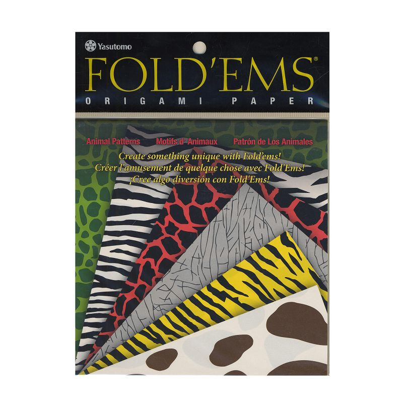 Origami Paper Pack, Animal Patterns - FLAX art & design