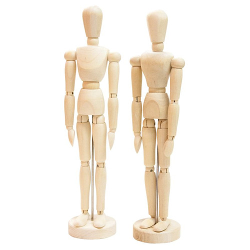 Articulated Wood Manikins - FLAX art & design