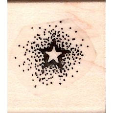Tiny Star Rubber Stamp - FLAX art & design