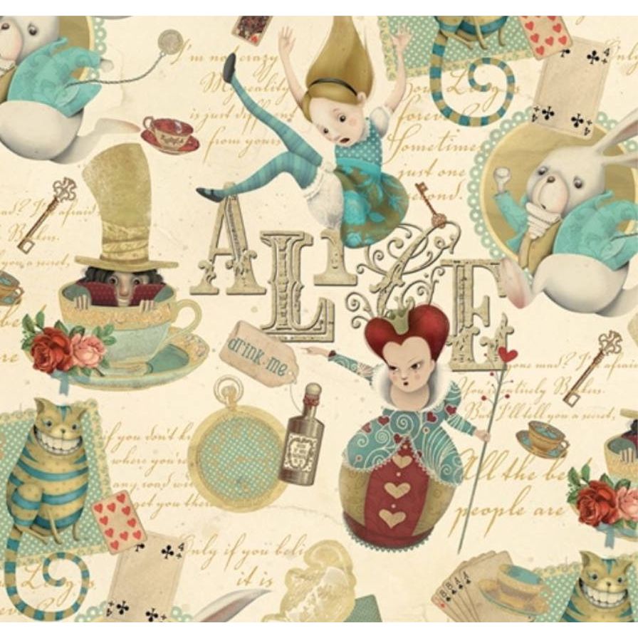 Vintage Alice In Wonderland Art