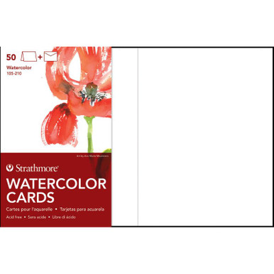 Strathmore Watercolor Card Set of 50 - FLAX art & design