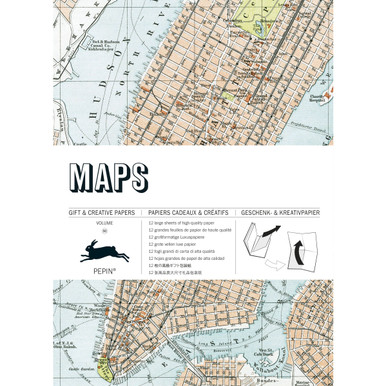 Creative Paper Book, Maps - FLAX art & design