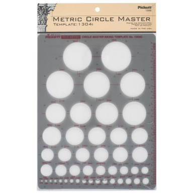 Metric Circle Master Template - FLAX art & design