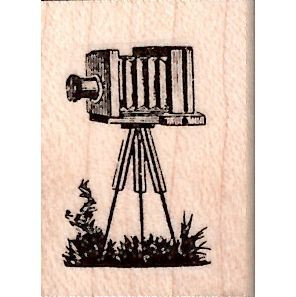 Vintage Camera Rubber Stamp - FLAX art & design