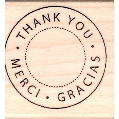 Thank You Rubber Stamp - FLAX art & design