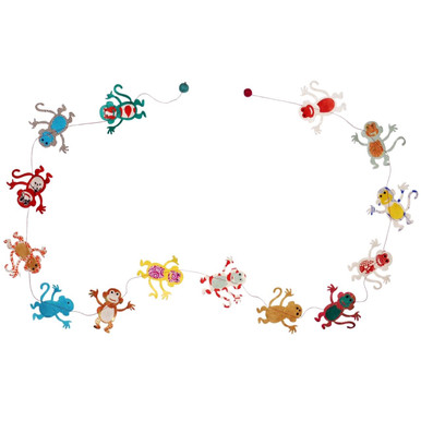 Paper Garland, Monkeys - FLAX art & design