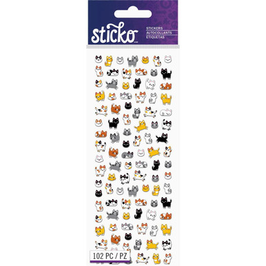 Tiny Cat Stickers - FLAX art & design