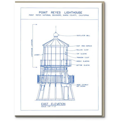 PT. Reyes Lighthouse Card - FLAX art & design