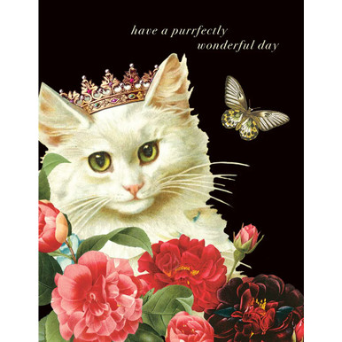 Purrfectly Wonderful Day Card - FLAX art & design