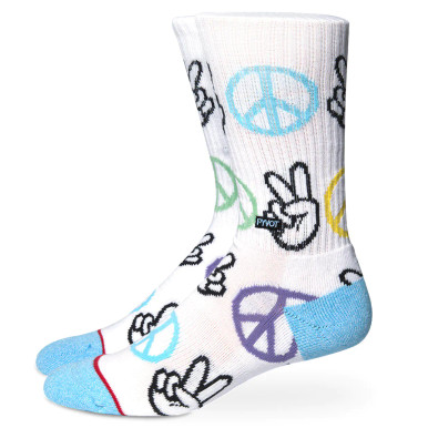 Pyvot Peace Socks - FLAX art & design