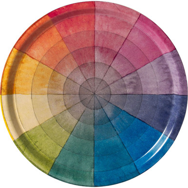 Birchwood Tray, Color Wheel - FLAX art & design