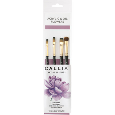 Callia Acrylic & Oil Flowers Brush Set - FLAX art & design